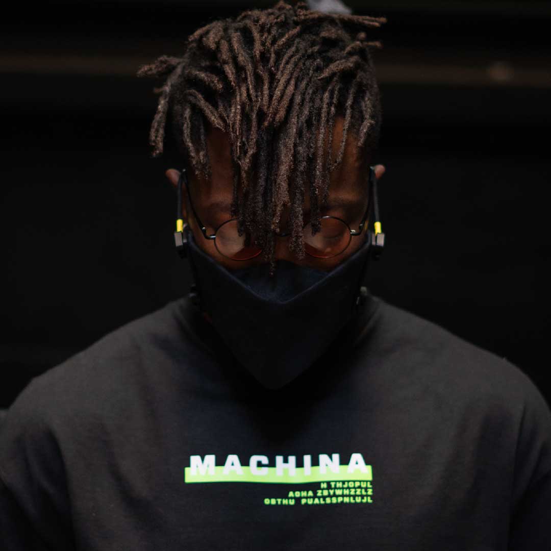 Upcycled Black Face Mask
